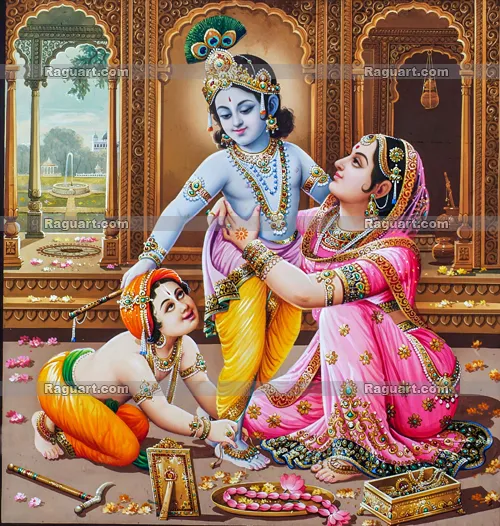 Krishna-balaram HD - Hindu Art images